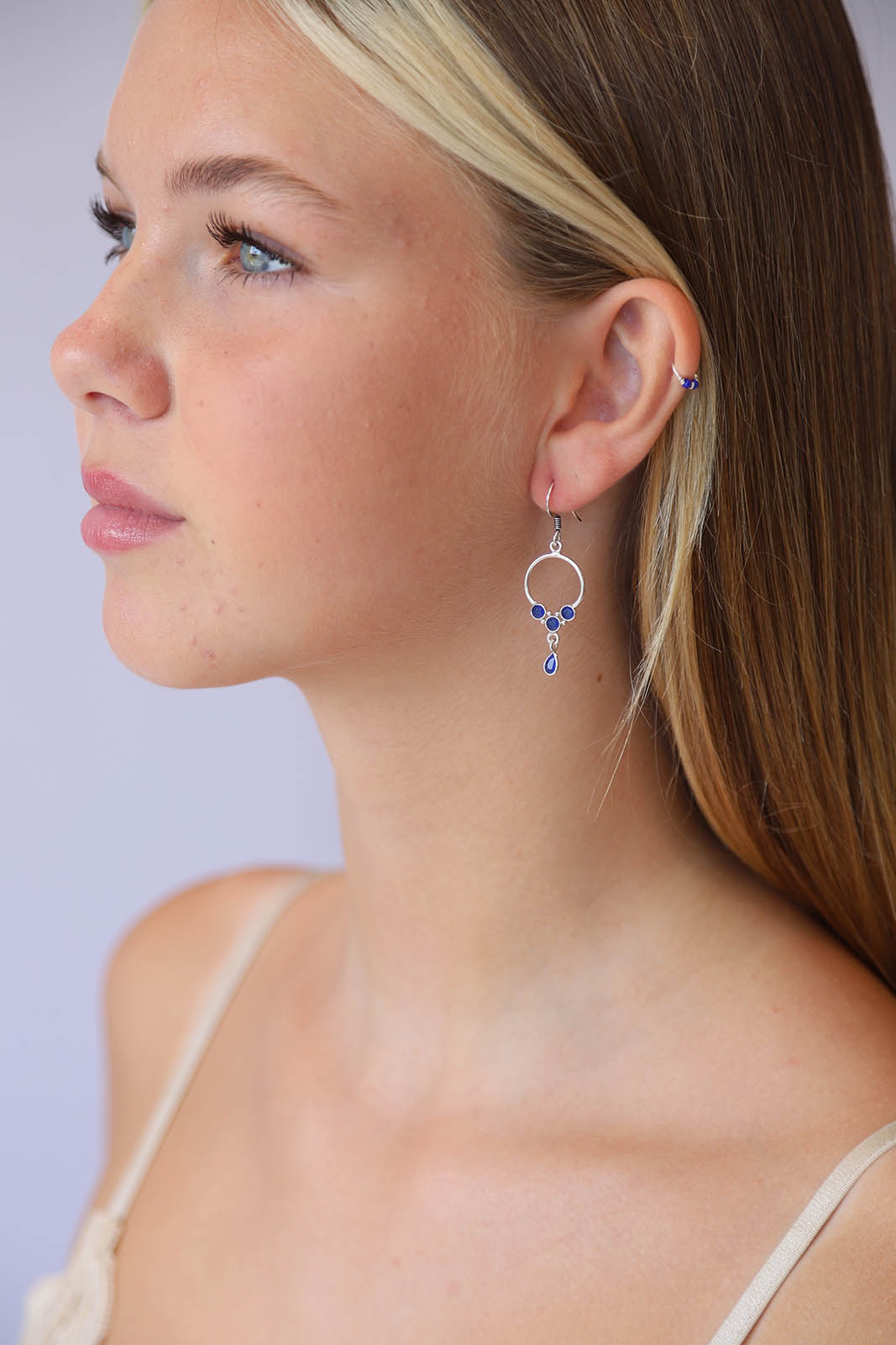 Sapphire Suki Earrings – Tree of Life