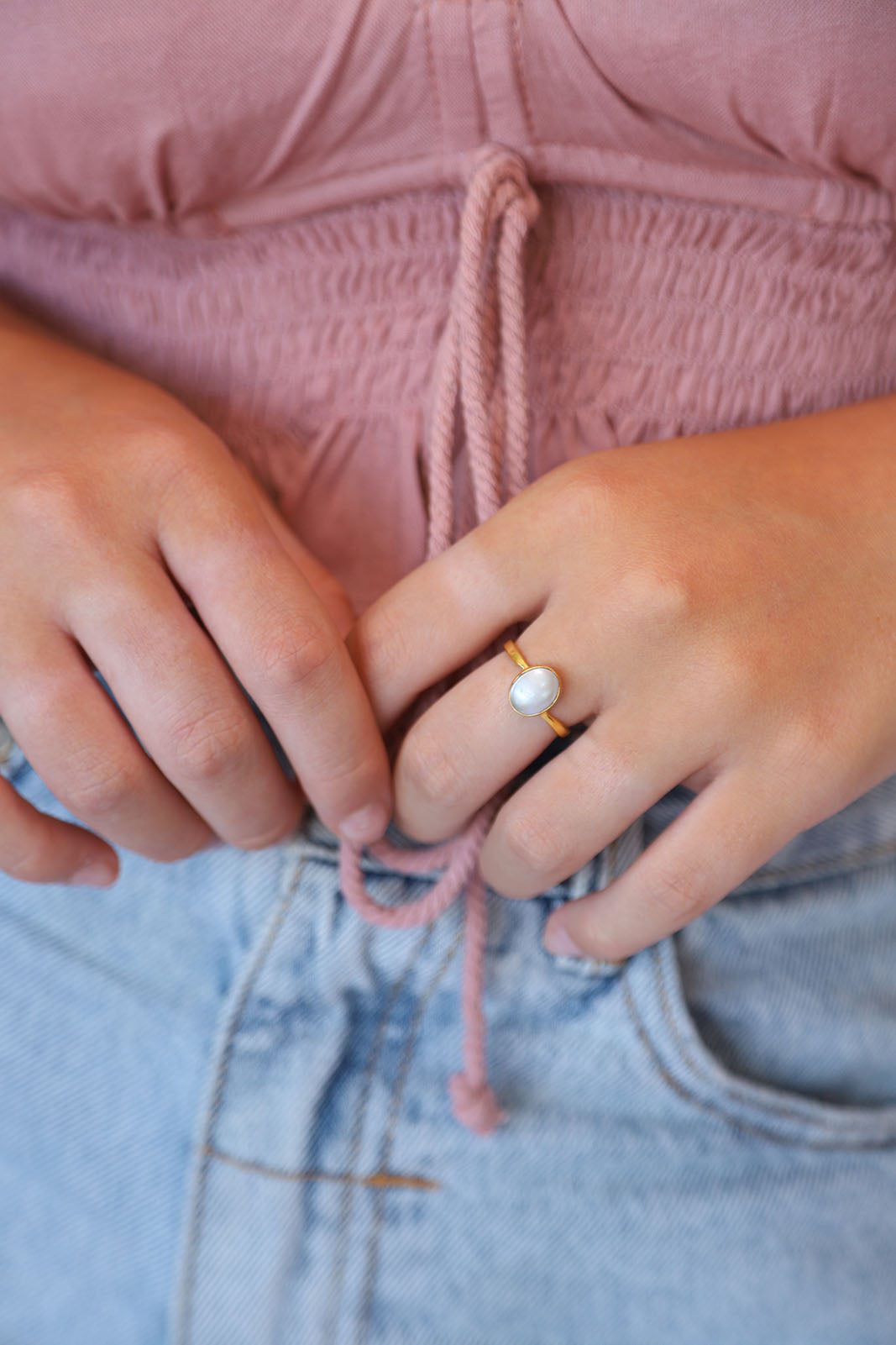 Pearl Ada Ring – Tree of Life