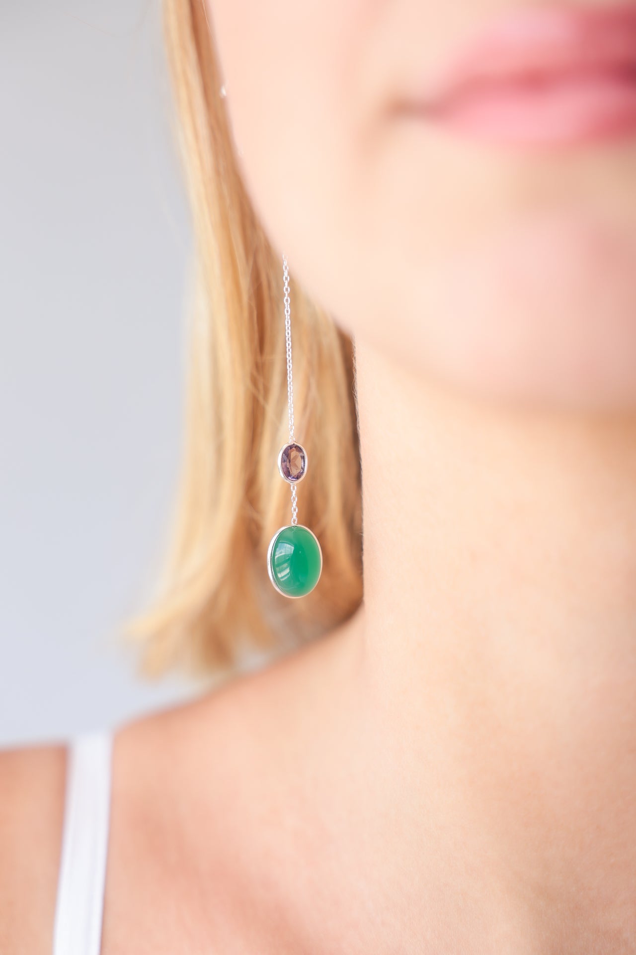Saria Long Chain Drops – Tree of Life